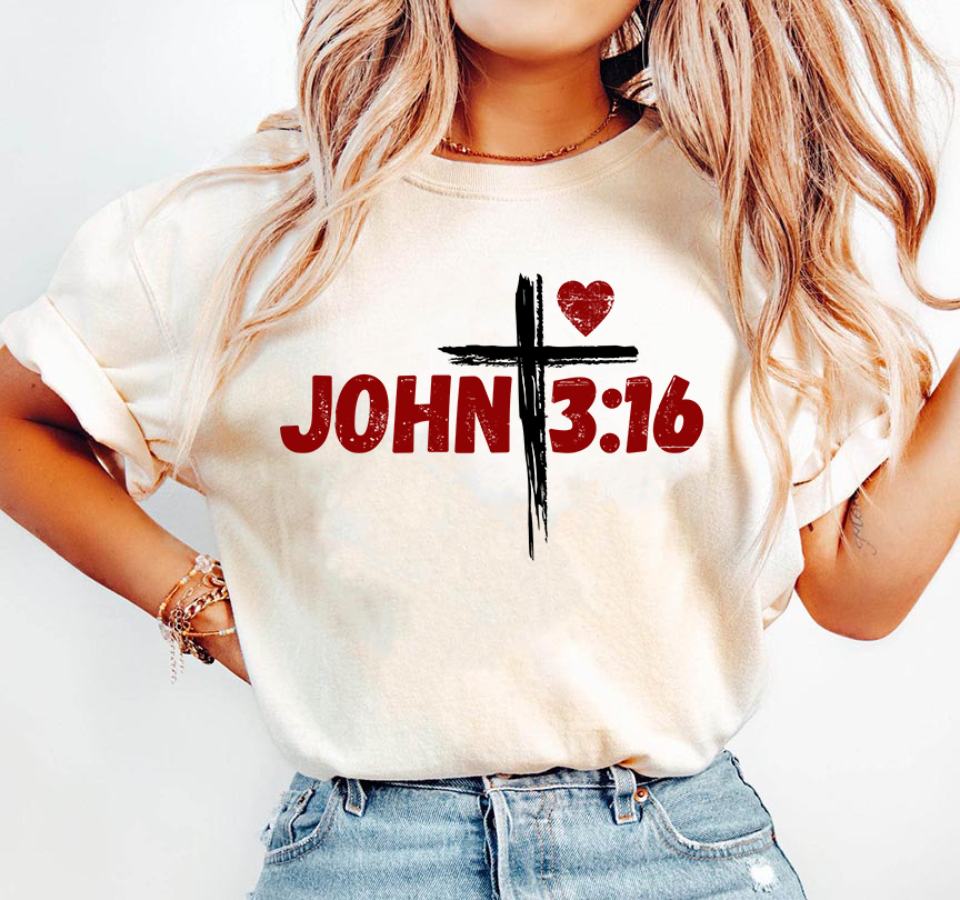 JOHN 3 16 – Wild & Gorgeous Transfers