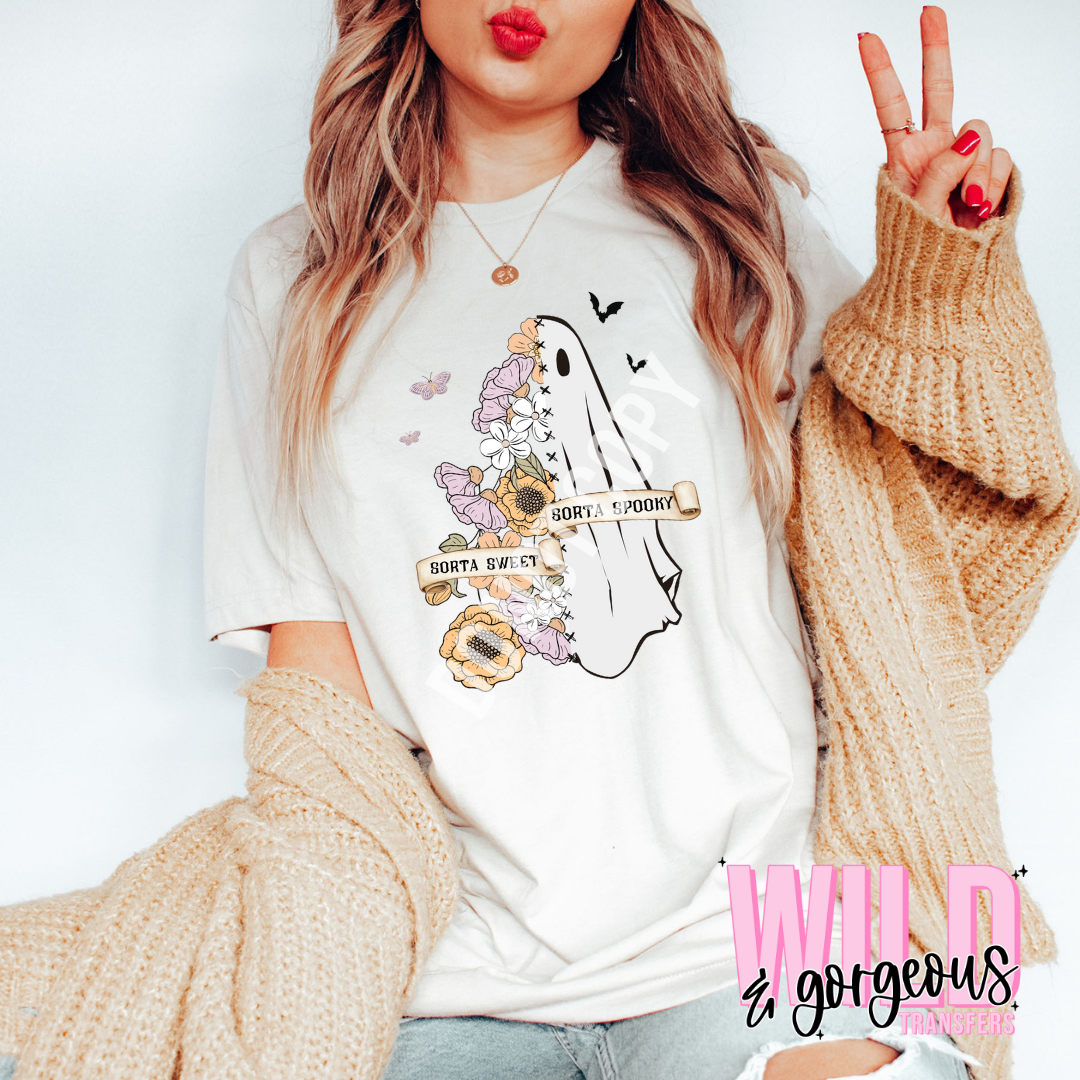 SORTA SWEET, SORTA SPOOKY GHOST – Wild & Gorgeous Transfers